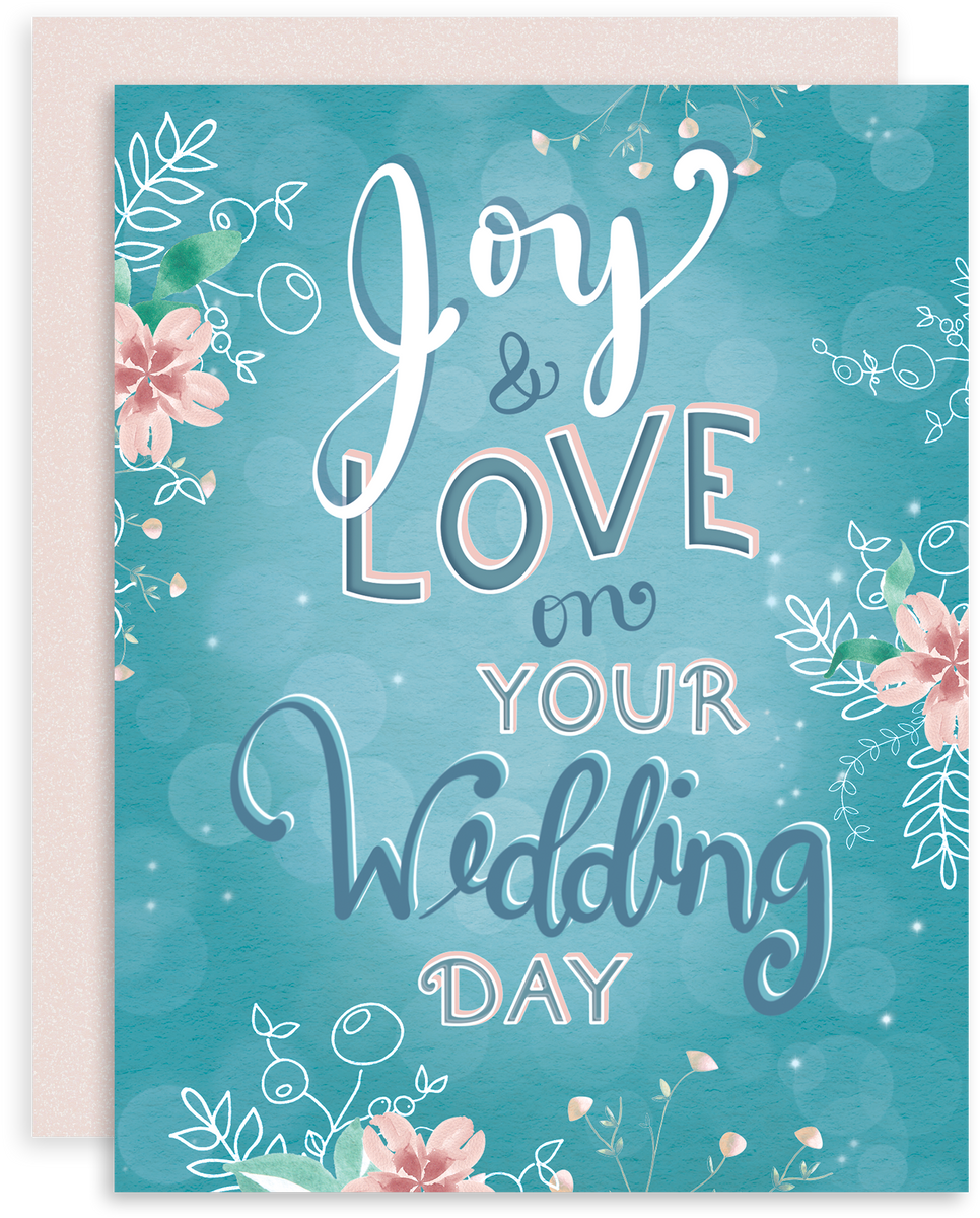 Joy & Love On Your Wedding Day – Mossy Blue Paper Studio